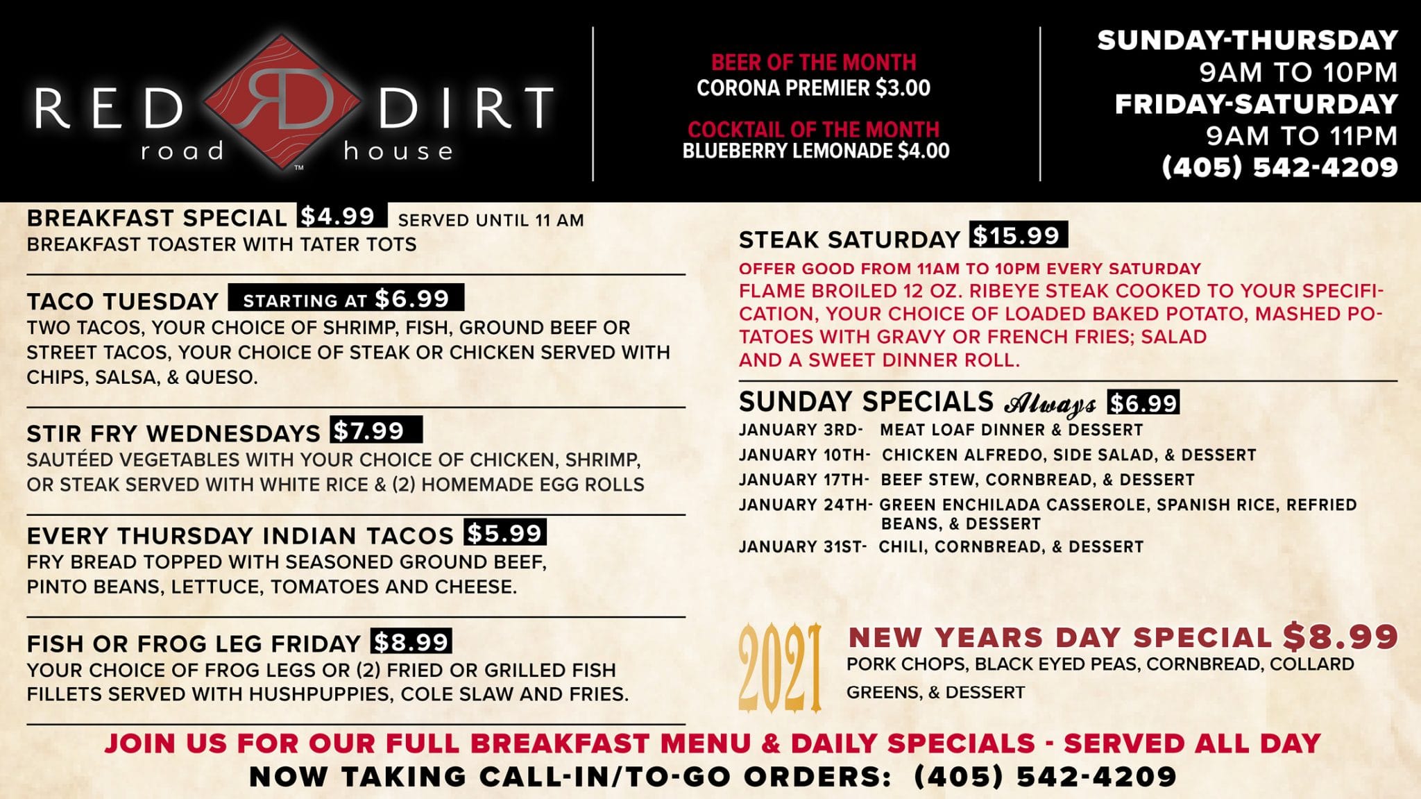 Casino Oklahoma | Red Dirt Roadhouse