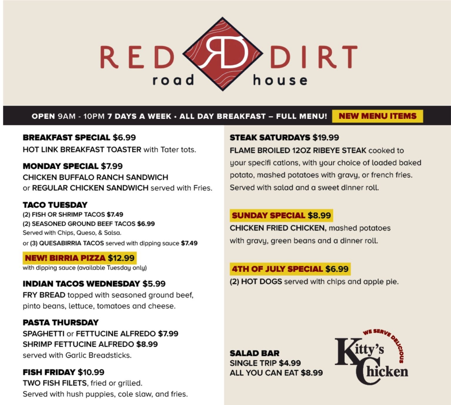 Casino Oklahoma | Red Dirt Roadhouse