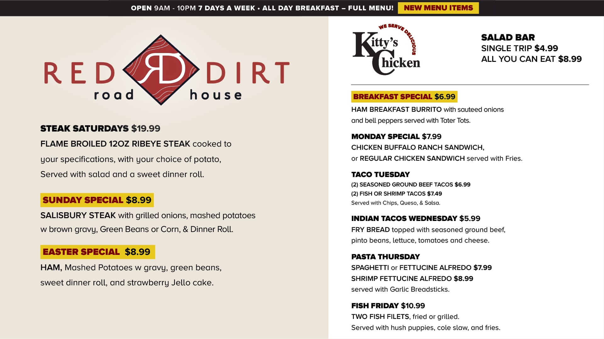 Casino Oklahoma | Red Dirt Roadhouse